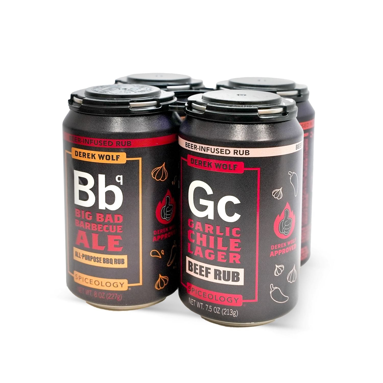 Derek Wolf | 4 Pack Beer Rub Sampler – Spiceology